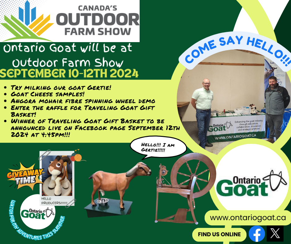 Ontario Goat – Proudly representing Ontario's dairy, meat and fibre ...
